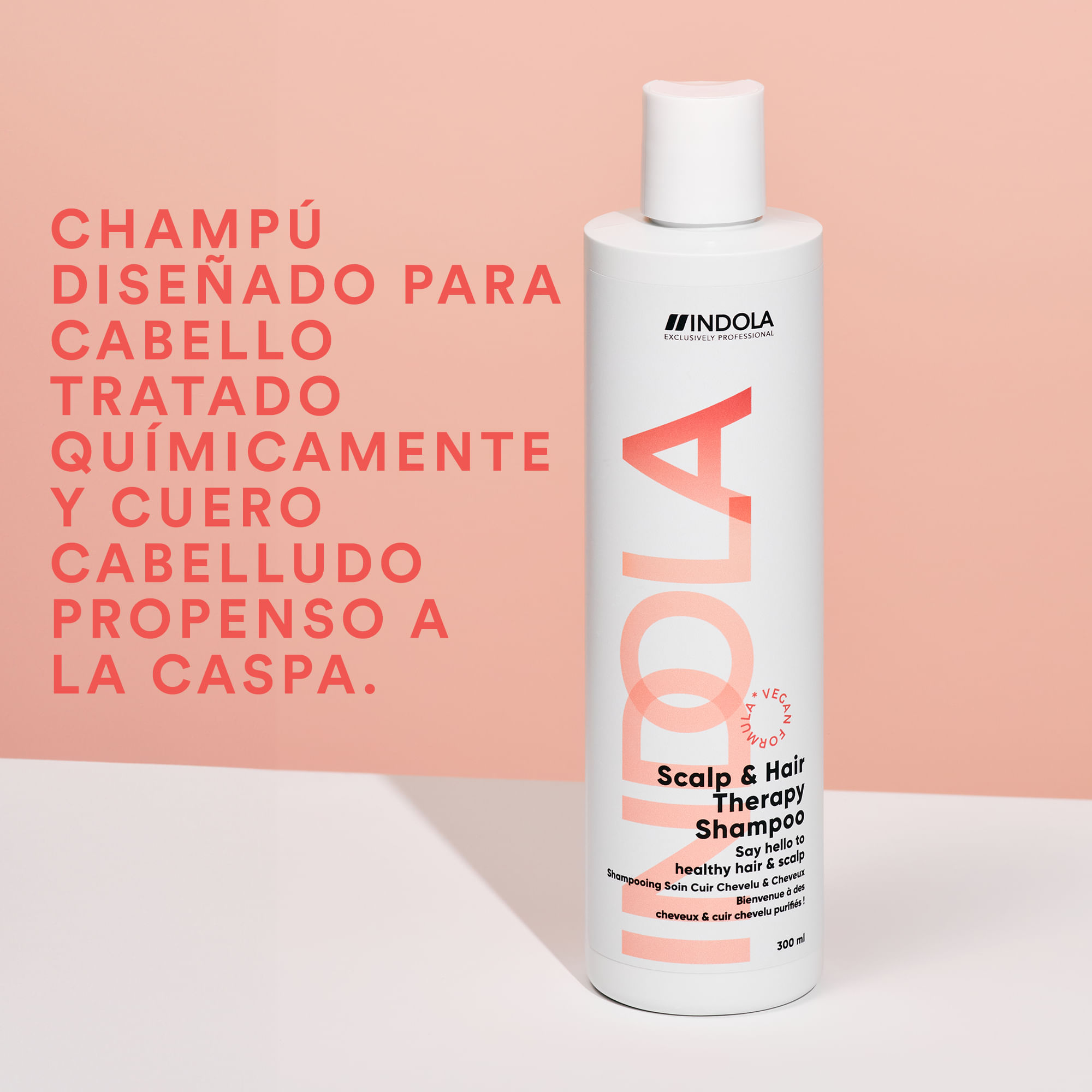 Shampoo Indola Scalp & Hair Therapy - Cuidado completo para couro ...